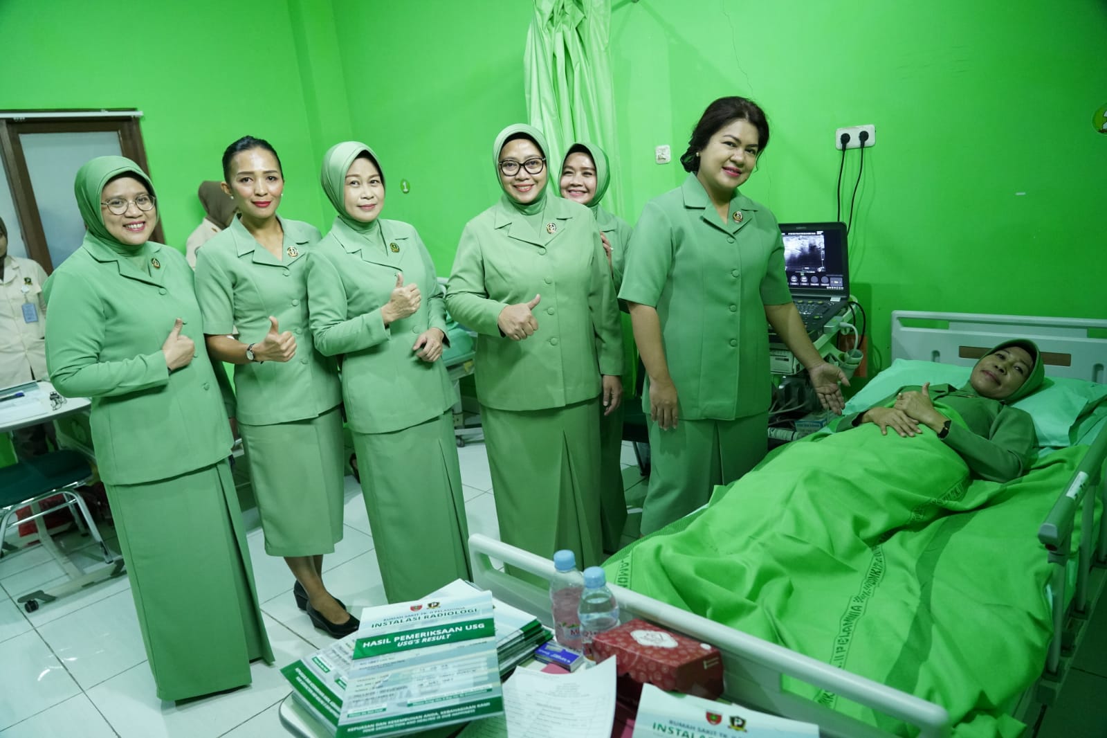 Deteksi Dini Penyakit Mematikan, Persit Hasanuddin Hadirkan USG Mammae di Baksos HUT ke-77 ...