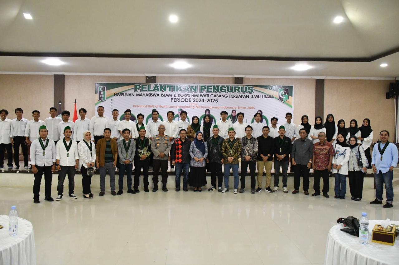 Pengurus HMI Cabang Persiapan Lutra Periode 2024-2025 Resmi Dilantik – Infokini.id