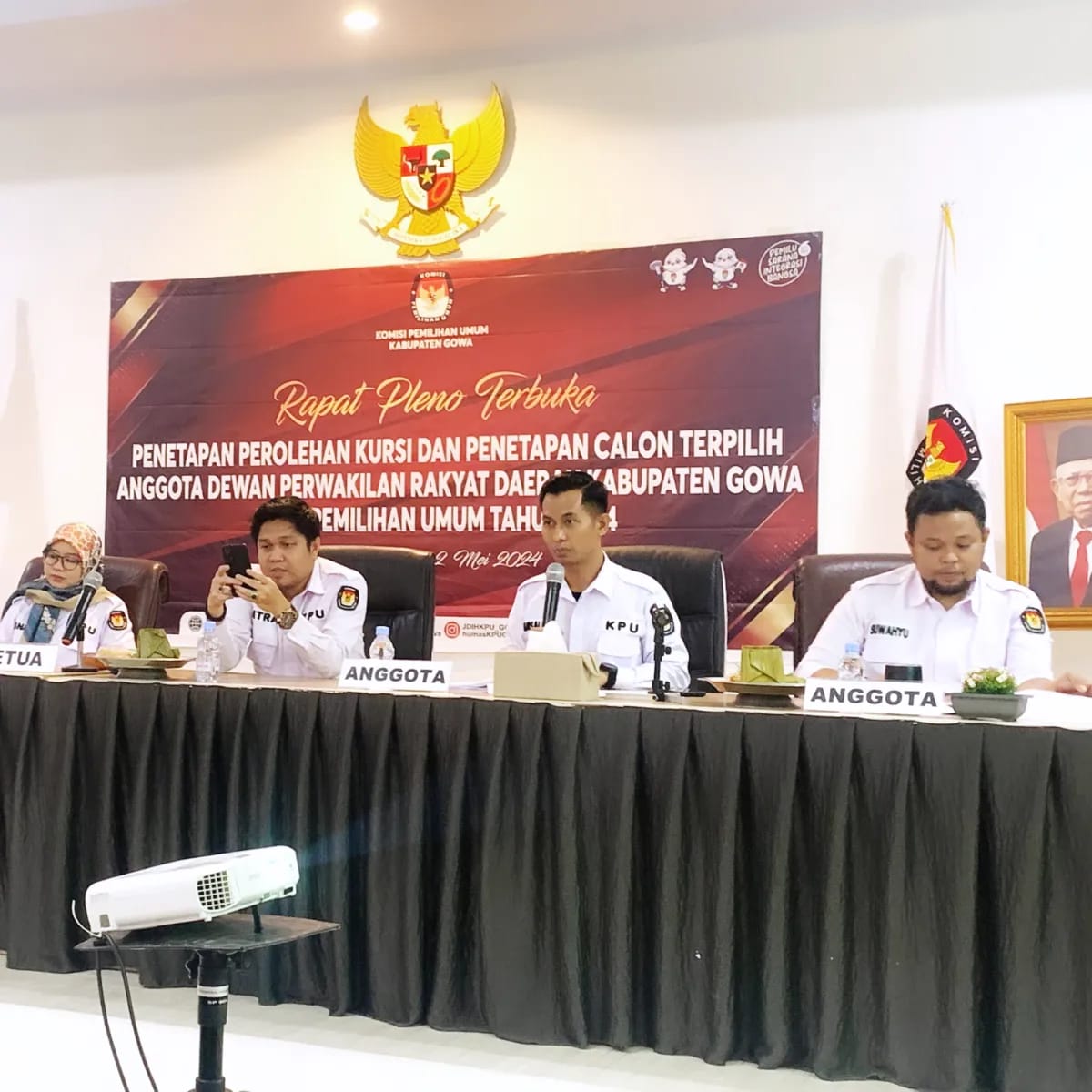 KPU Tetapkan 45 Anggota DPRD Gowa Terpilih Periode 2024-2029 – Infokini.id