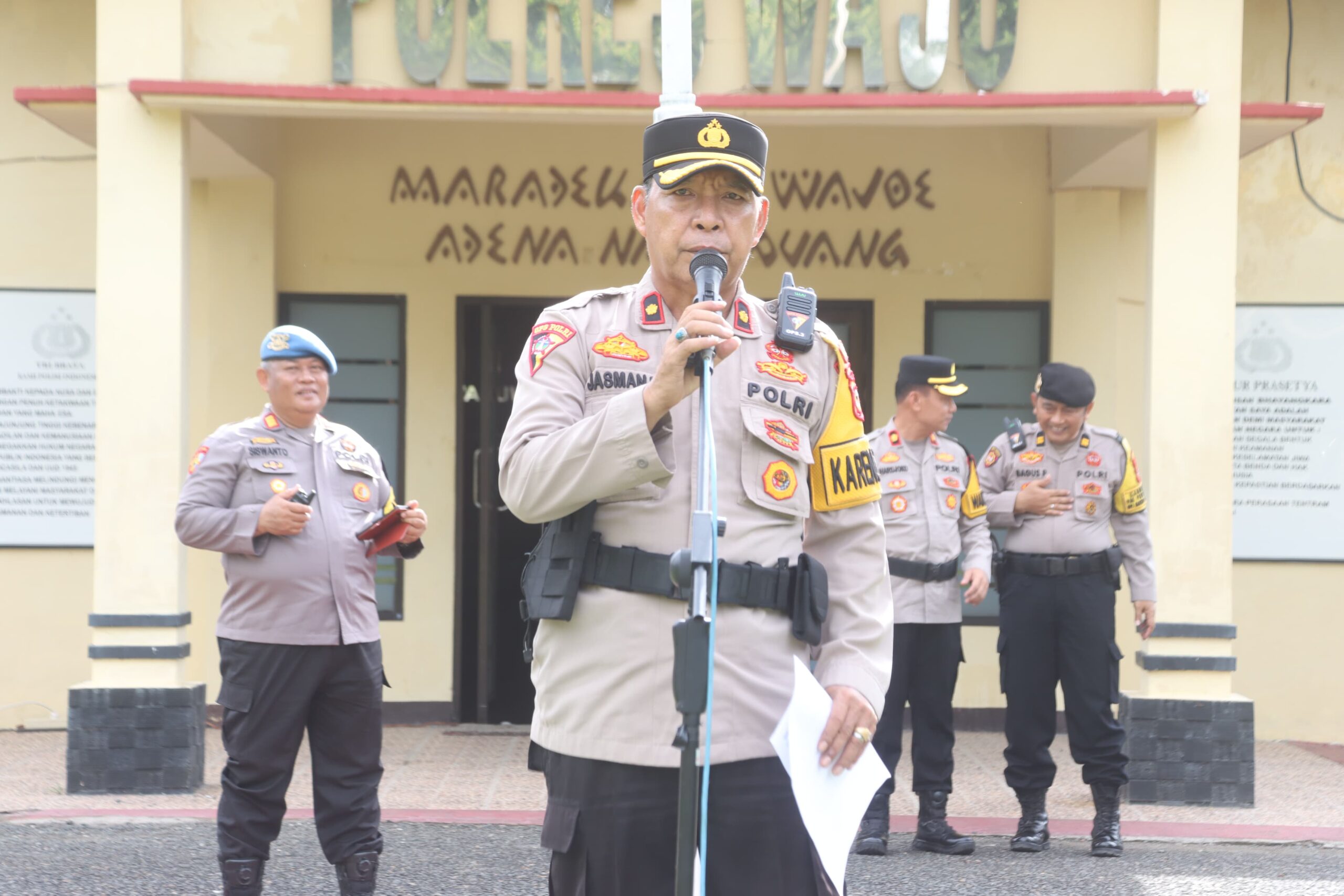 Kapolres Wajo Minta Pengamanan TPS Diperketat Sampai Selesai Penghitungan Suara – Infokini.id